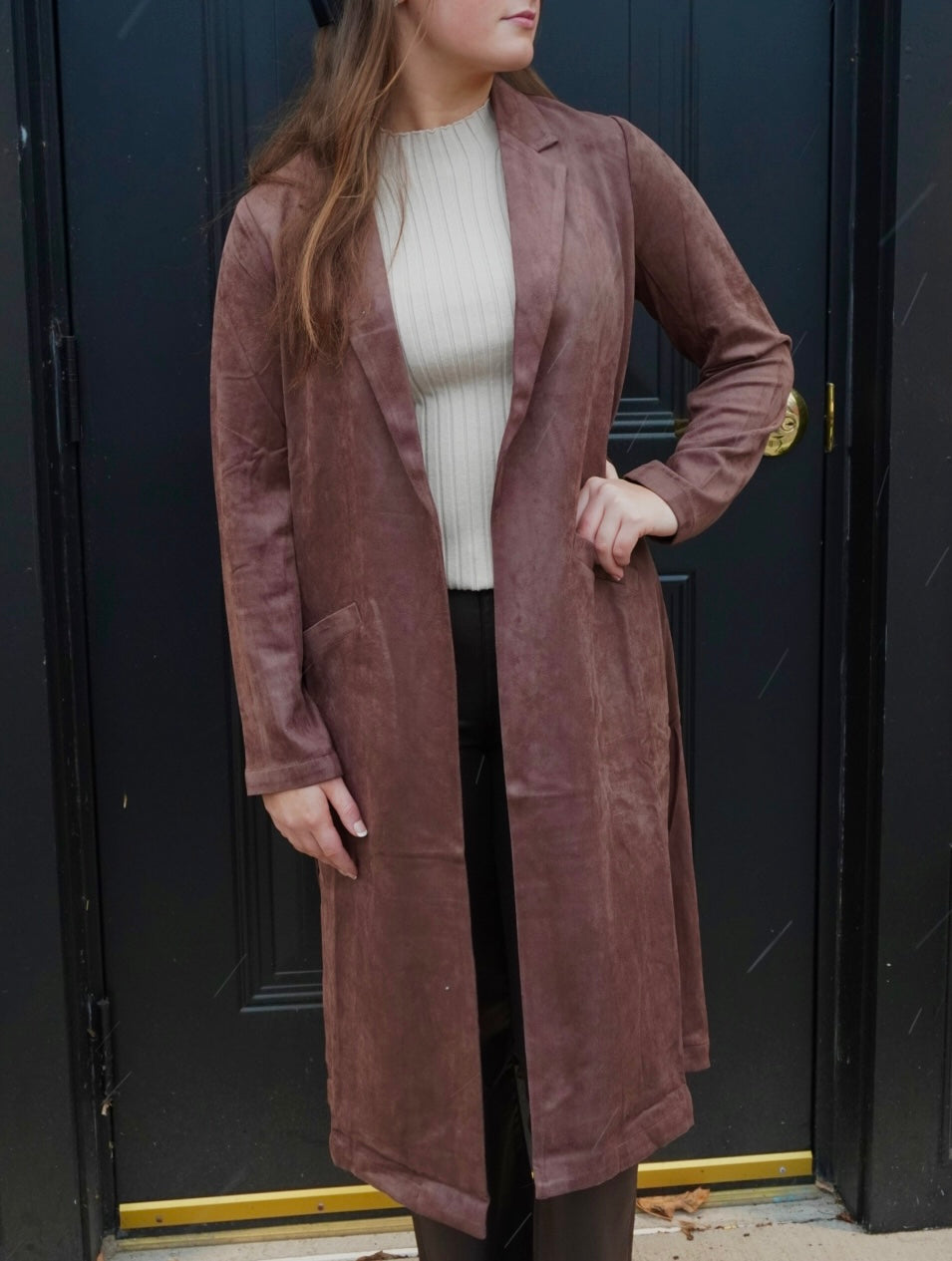 Calgary Suede Duster – Sixty One Main